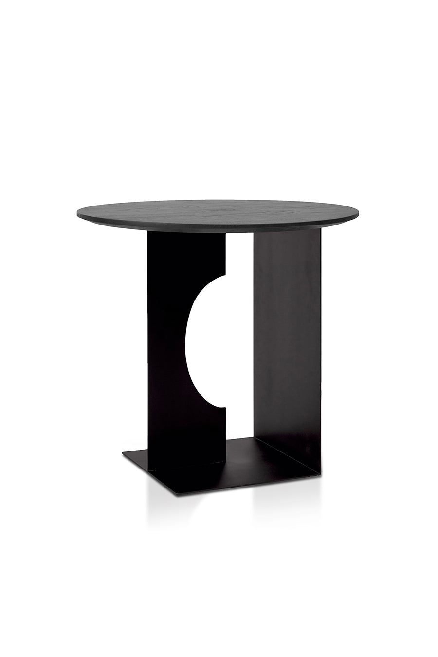 teak arc side table– CiteNYC